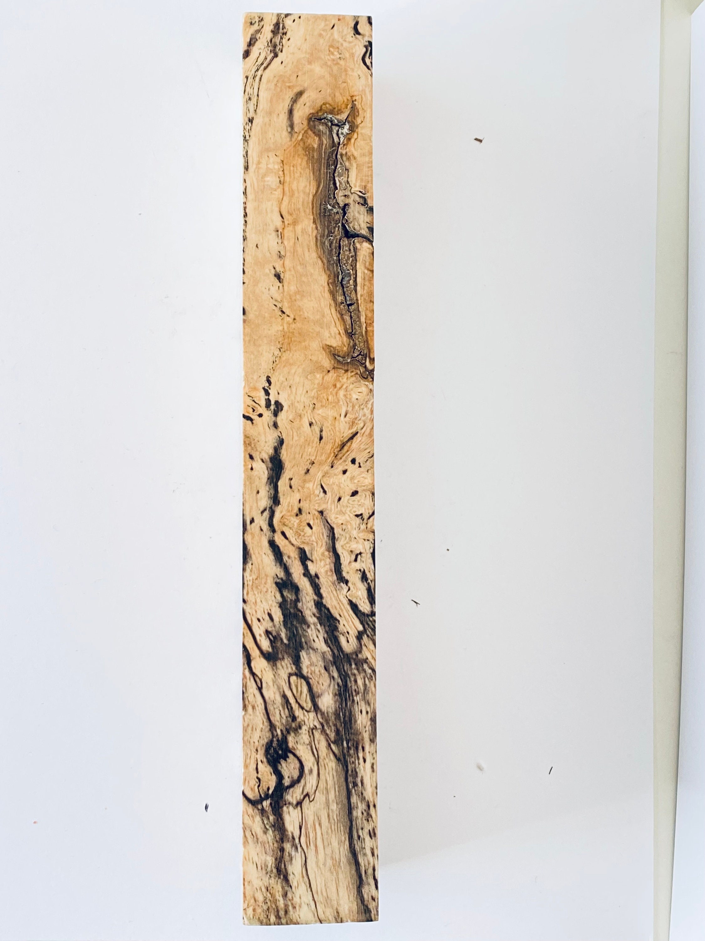 Stabilized Spalted Ash Wood Burl | Knife Handle Material | Rare ...