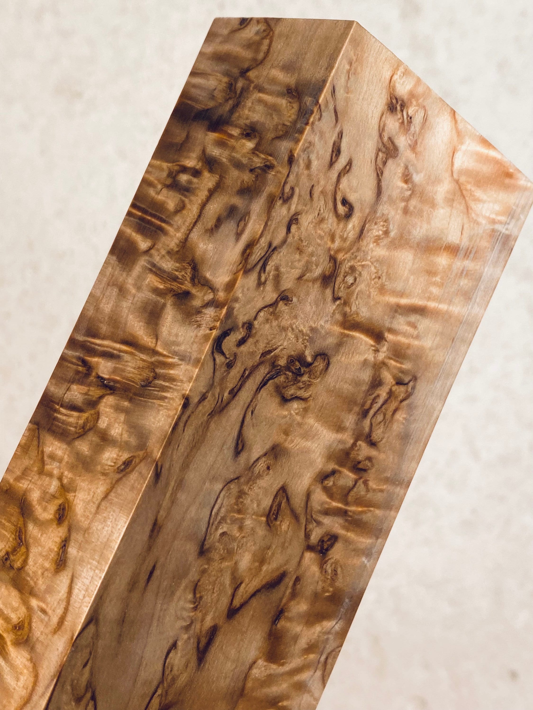 Stabilized Curly Karelian Birch | Knife Handle | Rare / 20E - Etsy