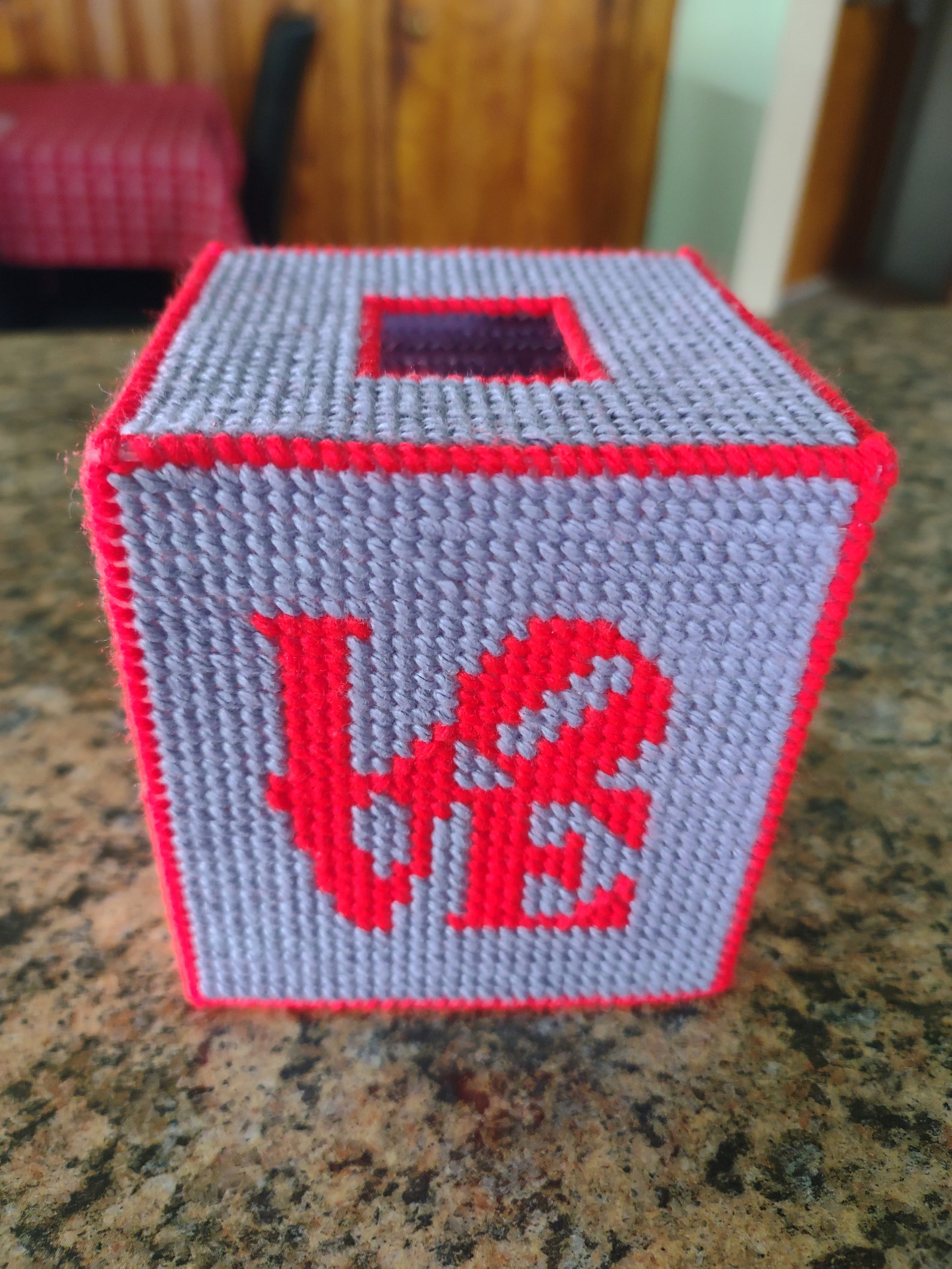Valentine's Day Love Tissue Box Cover - Etsy
