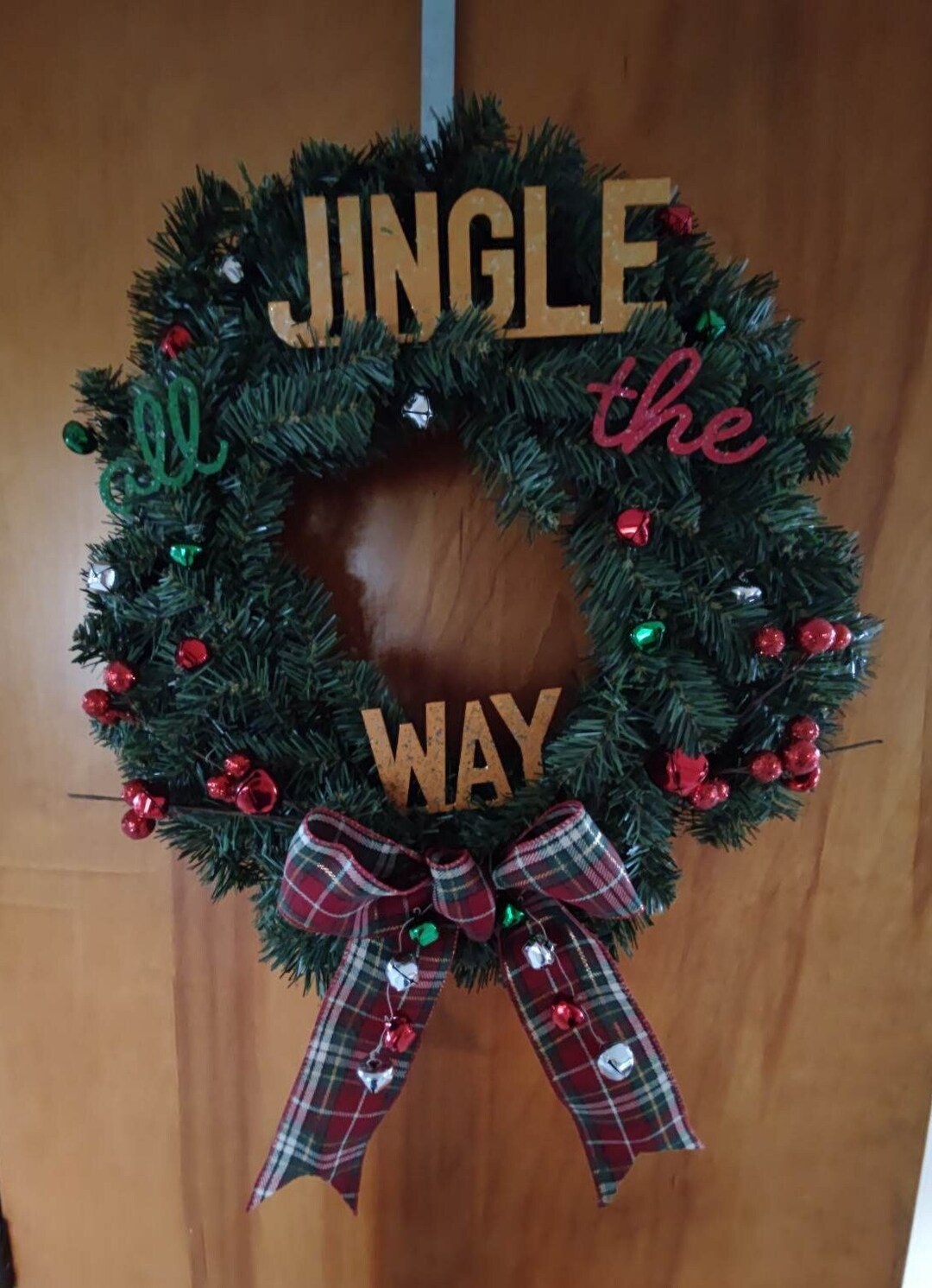 Jingle Bell Wreath 24 In - Etsy