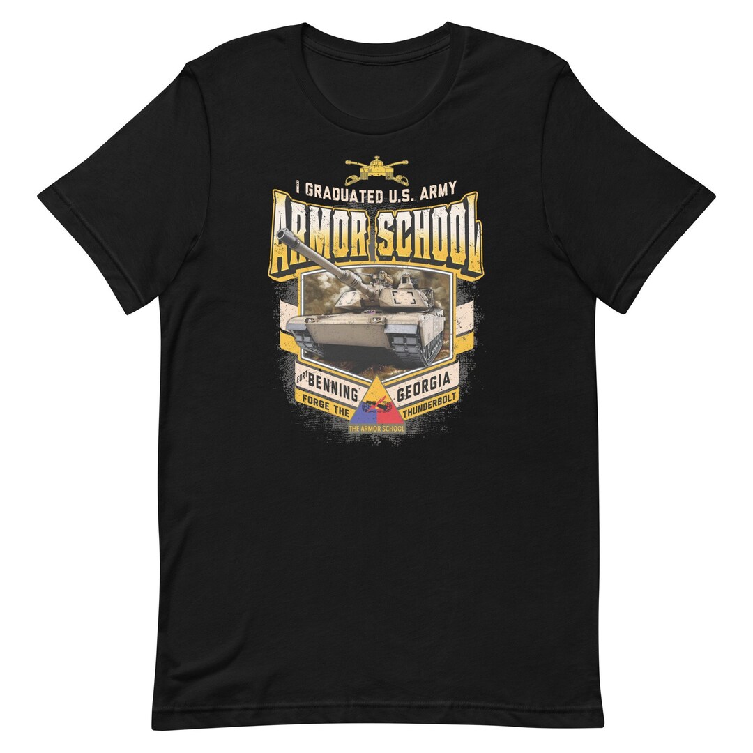 I Graduated U.S. Army Armor School Fort Benning M1 Abrams Short-sleeve ...