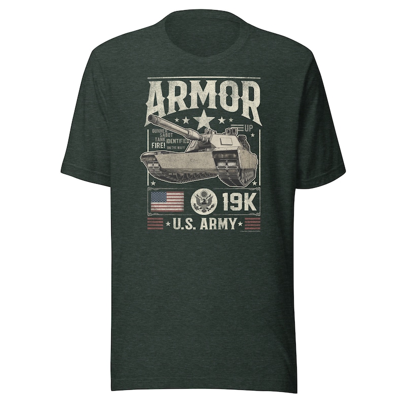 T-shirt - M1 Tank - 19K ARMOR - Multiple Sizes & Colors - Unisex Sizes ...