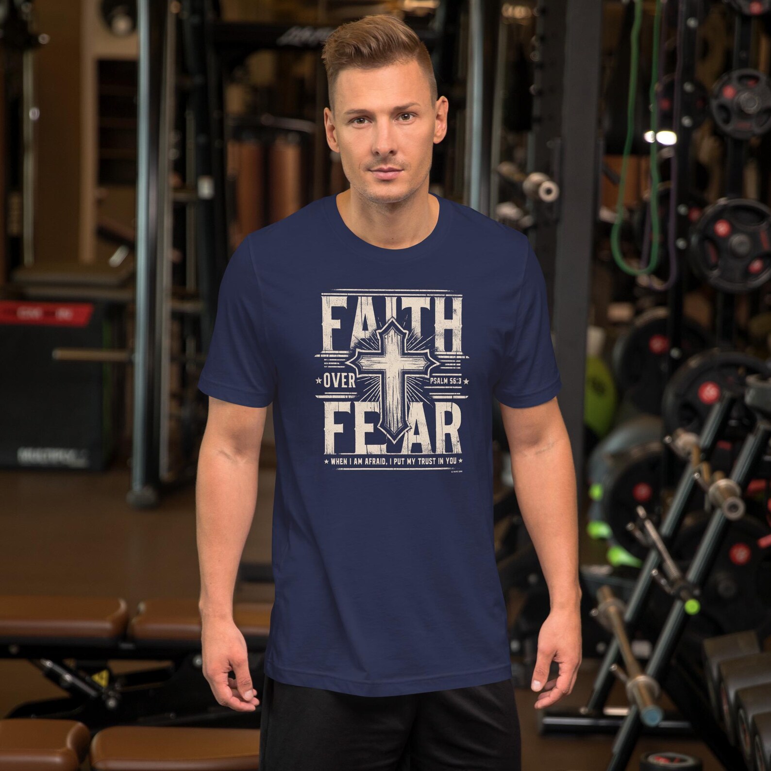 Faith Over Fear T-shirt - Multiple Colors & Sizes, Short Sleeve ...