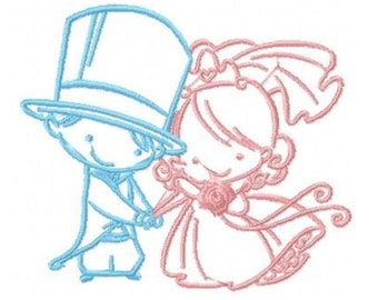 Beautiful Bride Embroidery Machine Designs Instant Digital - Etsy