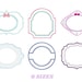 Frame Embroidery Designs Set - Frame Applique Design Shape Embroidery ...