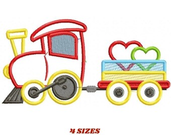 Train Embroidery Design Boy Embroidery Design Machine Train Embroidery ...