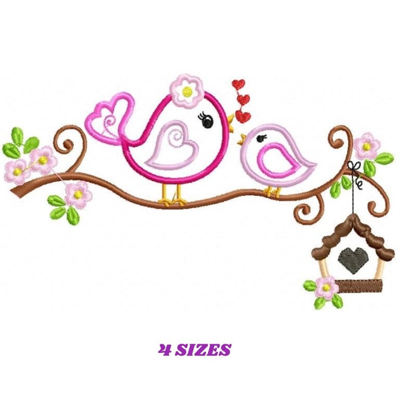 Bird Applique - Etsy