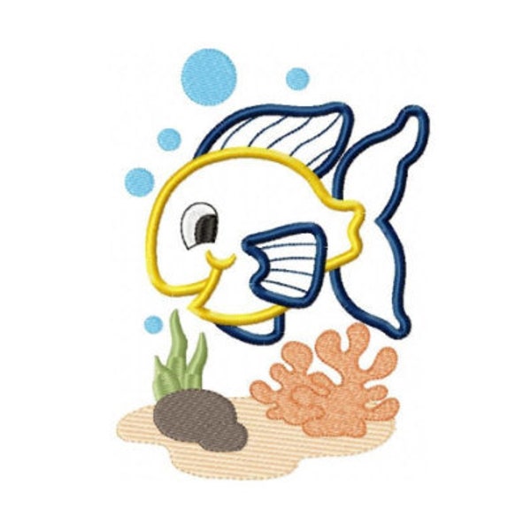 Fish Embroidery - Etsy