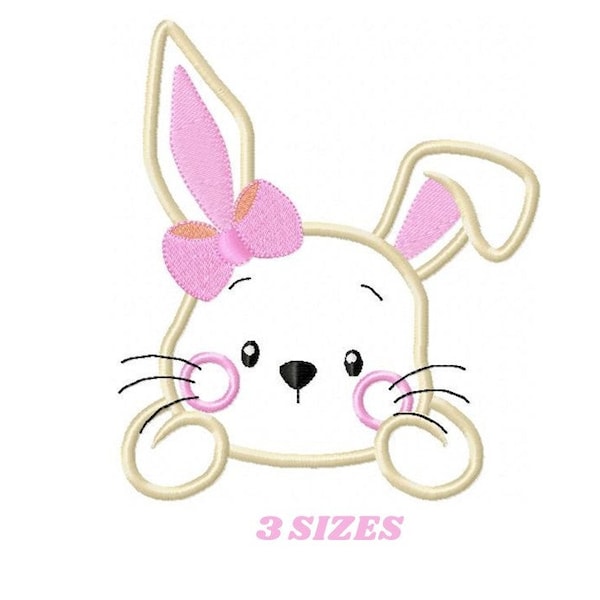 Bunny Embroidery - Etsy