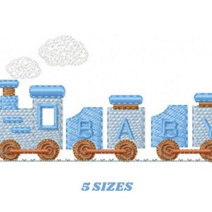 Train Embroidery Designs - Vehicle Embroidery Design Machine Embroidery ...