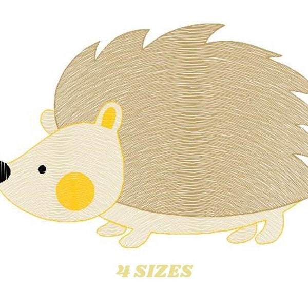 Hedgehog Embroidery - Etsy