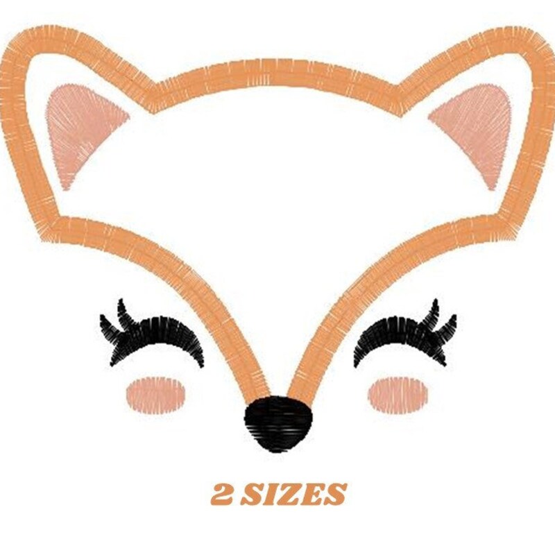 Fox Applique - Etsy