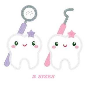 Dentist Set Embroidery Designs Tooth Embroidery Design Machine ...