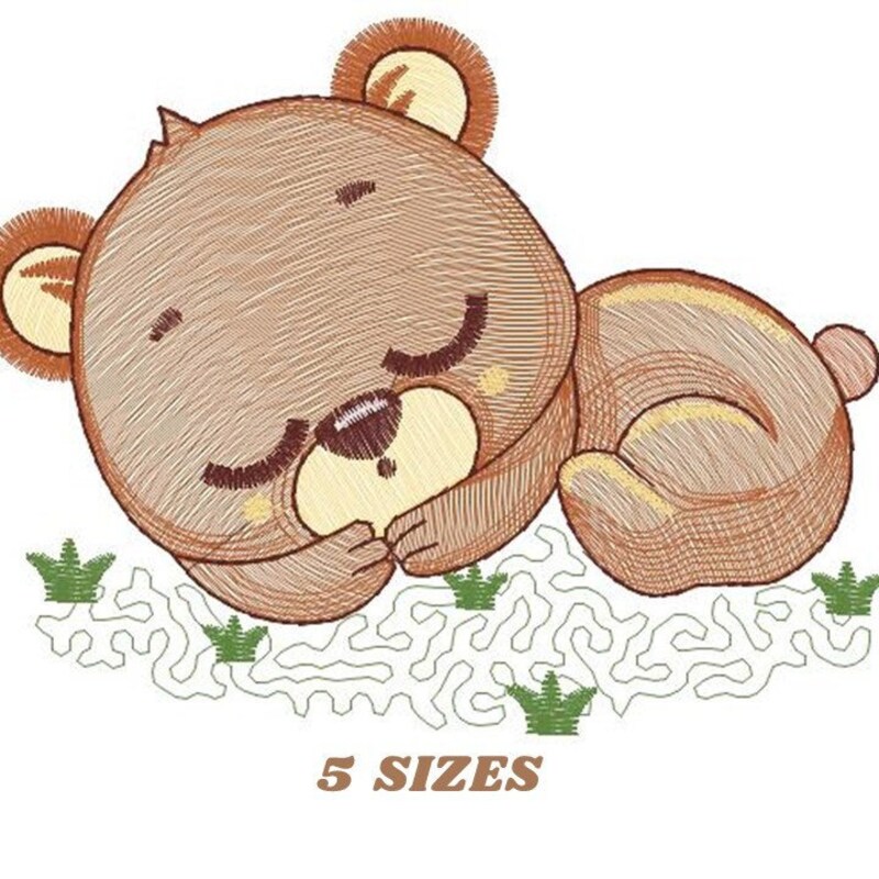 Bear Embroidery - Etsy