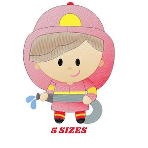 Firefighter Embroidery Designs - Fireman Embroidery Design Machine ...