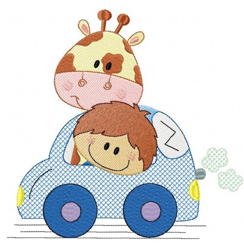 Baby Giraffe Embroidery Design Animal Embroidery Designs - Etsy
