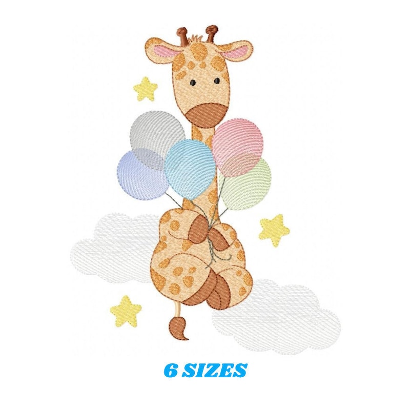 Giraffe Embroidery - Etsy