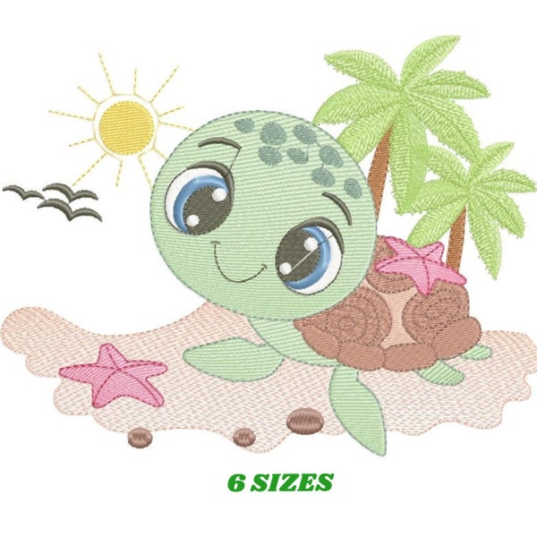 Beach Embroidery - Etsy