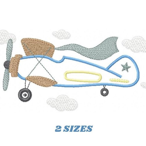 Plane Embroidery Designs Airplane Embroidery Design Machine - Etsy