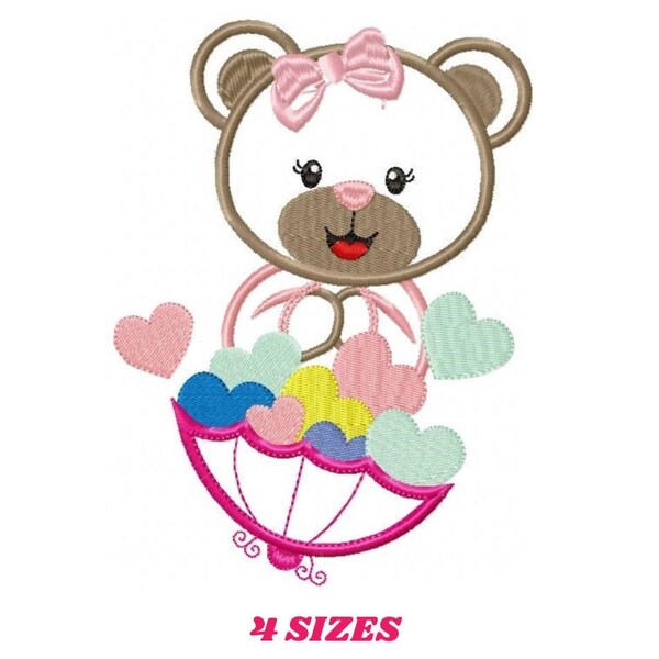 Bear Applique - Etsy