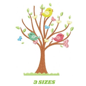 Tree Embroidery Designs - Flower Embroidery Design Machine Embroidery ...