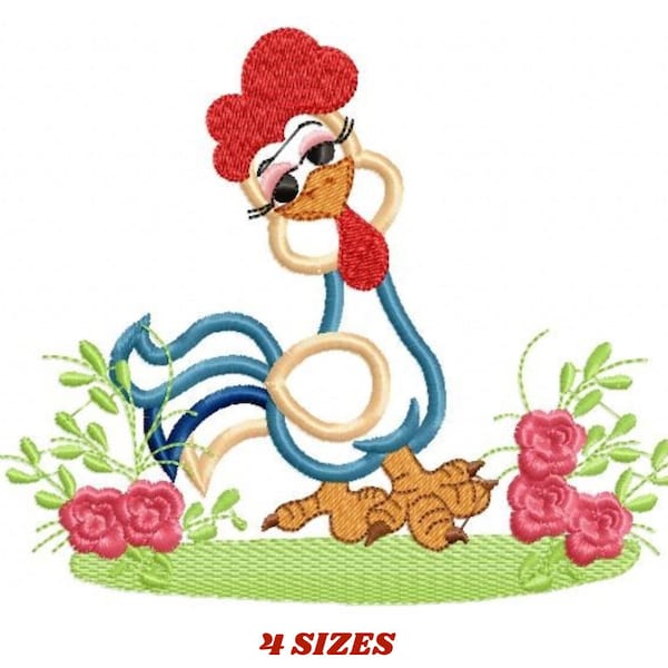 Rooster Embroidery Designs - Etsy