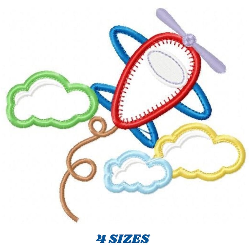 Airplane Applique - Etsy
