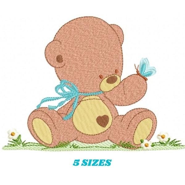 Bear Embroidery - Etsy