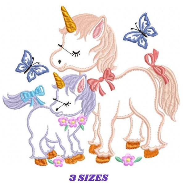 Unicorn Embroidery - Etsy