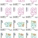 Numbers Embroidery Designs Set - Number Applique Design - Birthday ...