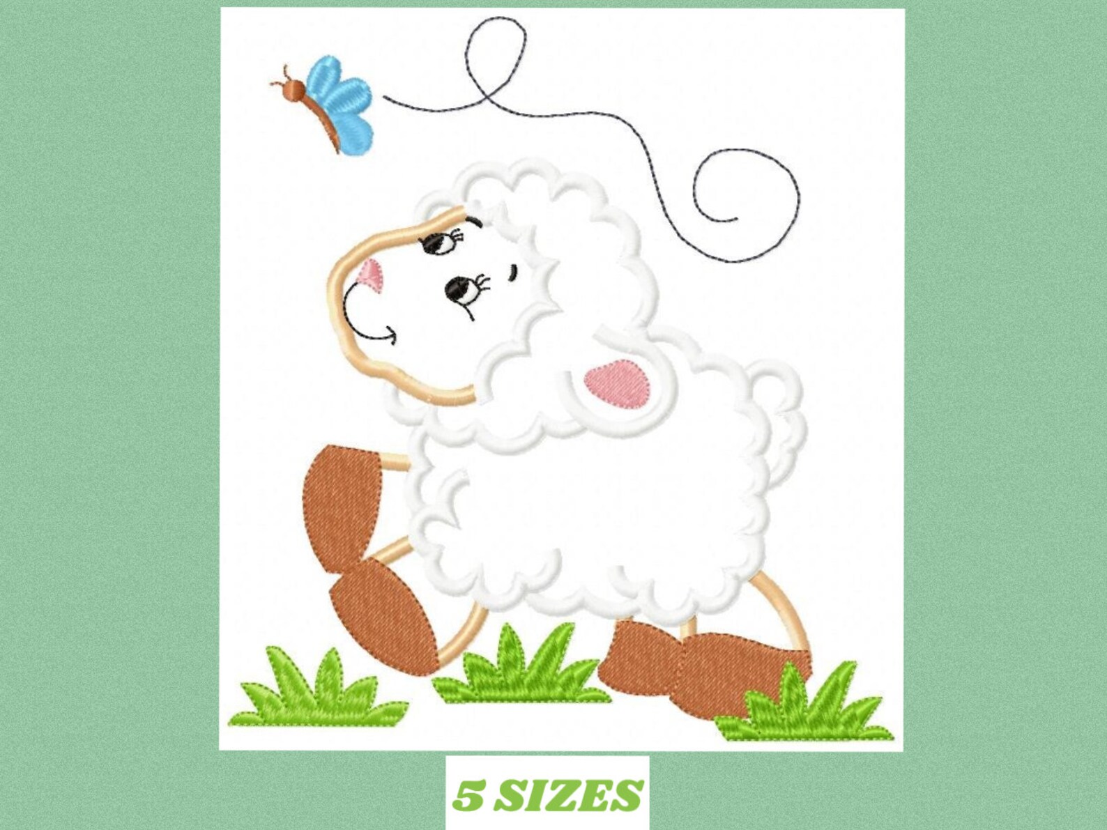 Sheep Embroidery Design - Lamb Embroidery Designs Machine Embroidery ...