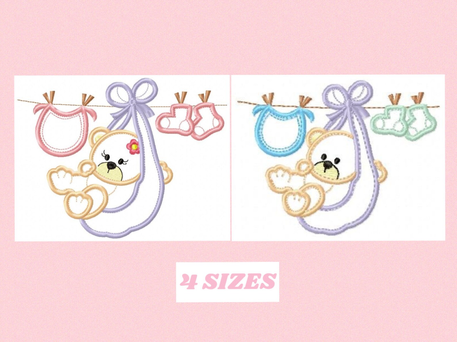 Baby Bear Embroidery Designs Teddy Embroidery Design Machine - Etsy