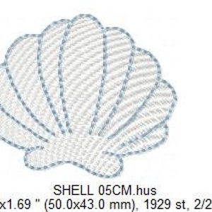 Shell Embroidery Designs Deep Sea Shells Embroidery Design Machine ...