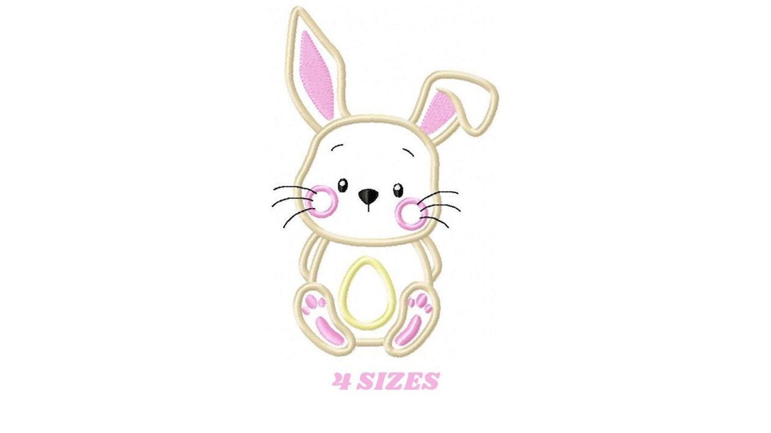 Bunny Embroidery Design Rabbit Embroidery Designs Machine - Etsy