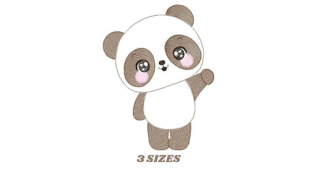 Panda Embroidery Design Animal Embroidery Designs Machine Embroidery ...