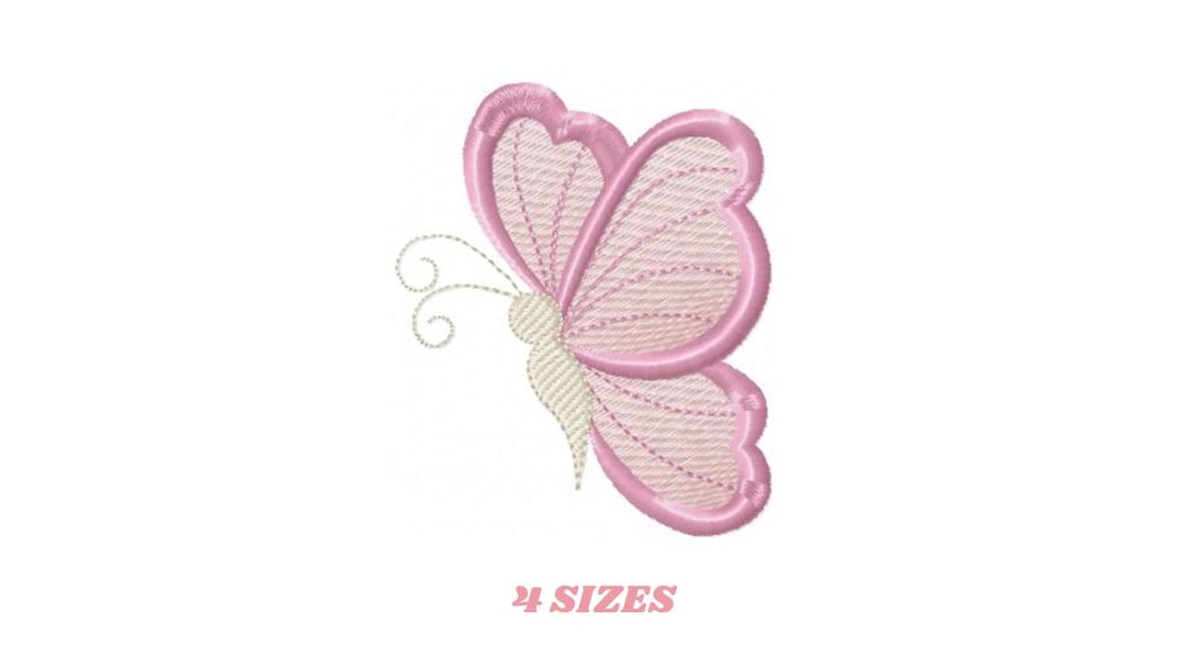 Mini Butterfly Embroidery Design - Delicate Small Butterfly Machine ...