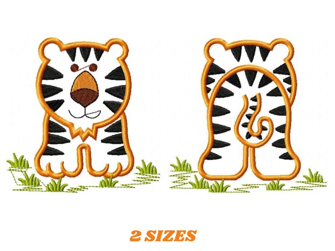 Tiger Embroidery Design - Animals Embroidery Designs Machine Embroidery ...