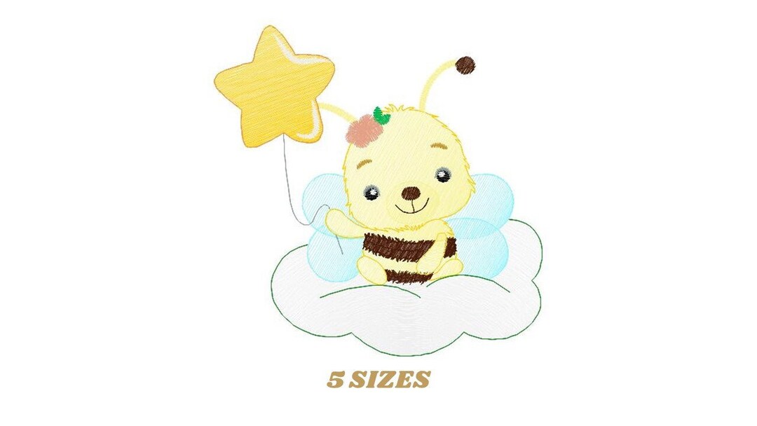 Bee Embroidery Design Bees Embroidery Designs Machine Embroidery ...