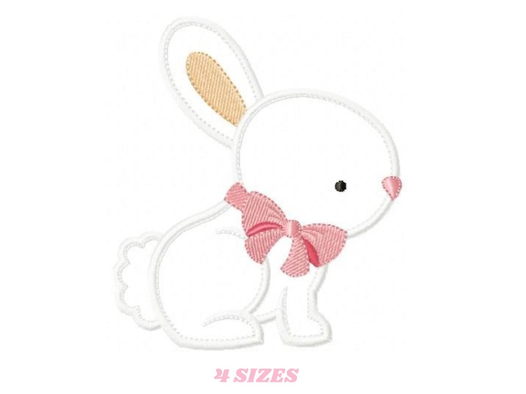 Bunny Embroidery Design Rabbit Embroidery Designs Machine Embroidery ...