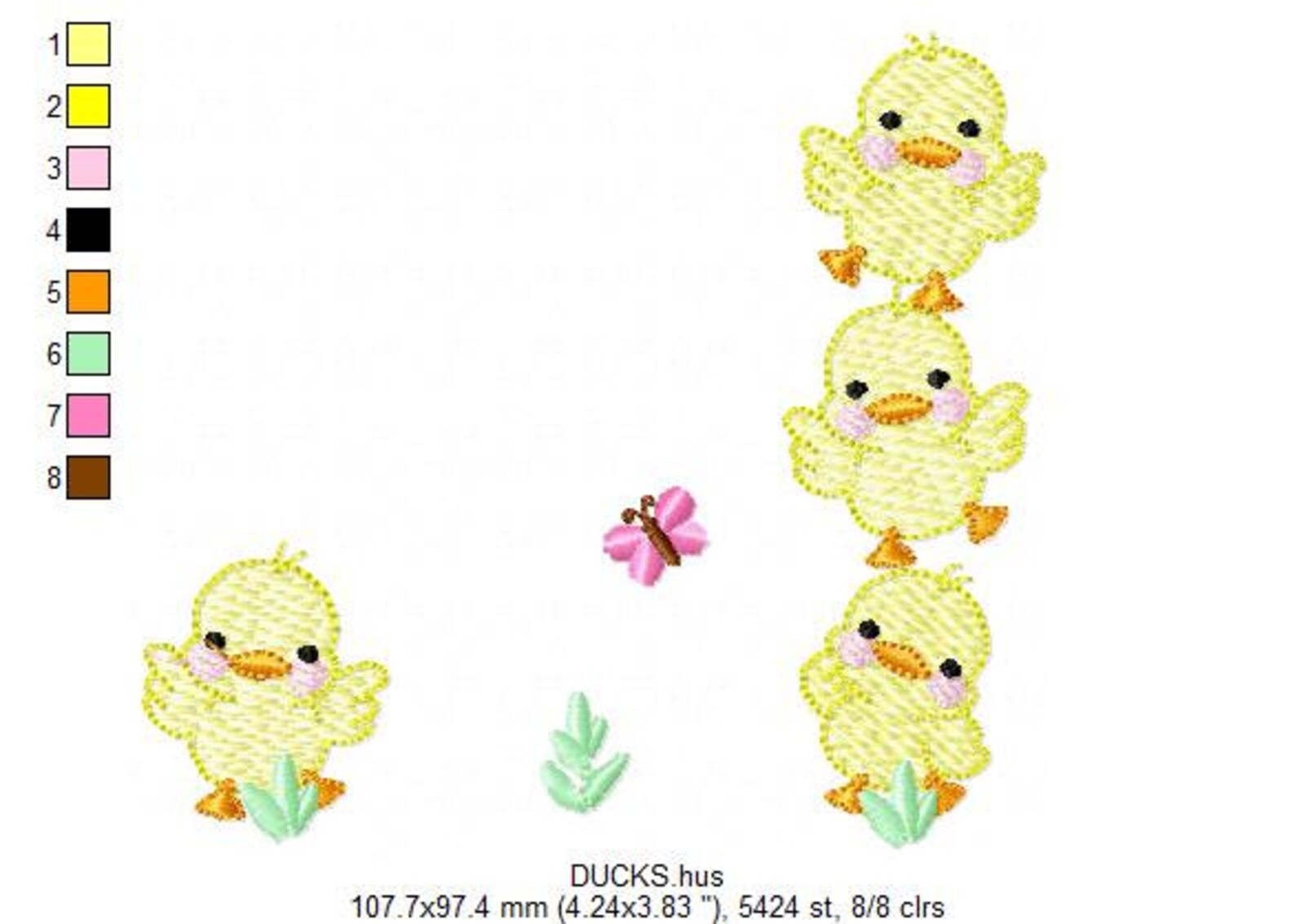 Baby Girl Embroidery Design Ducks Embroidery Designs Machine - Etsy