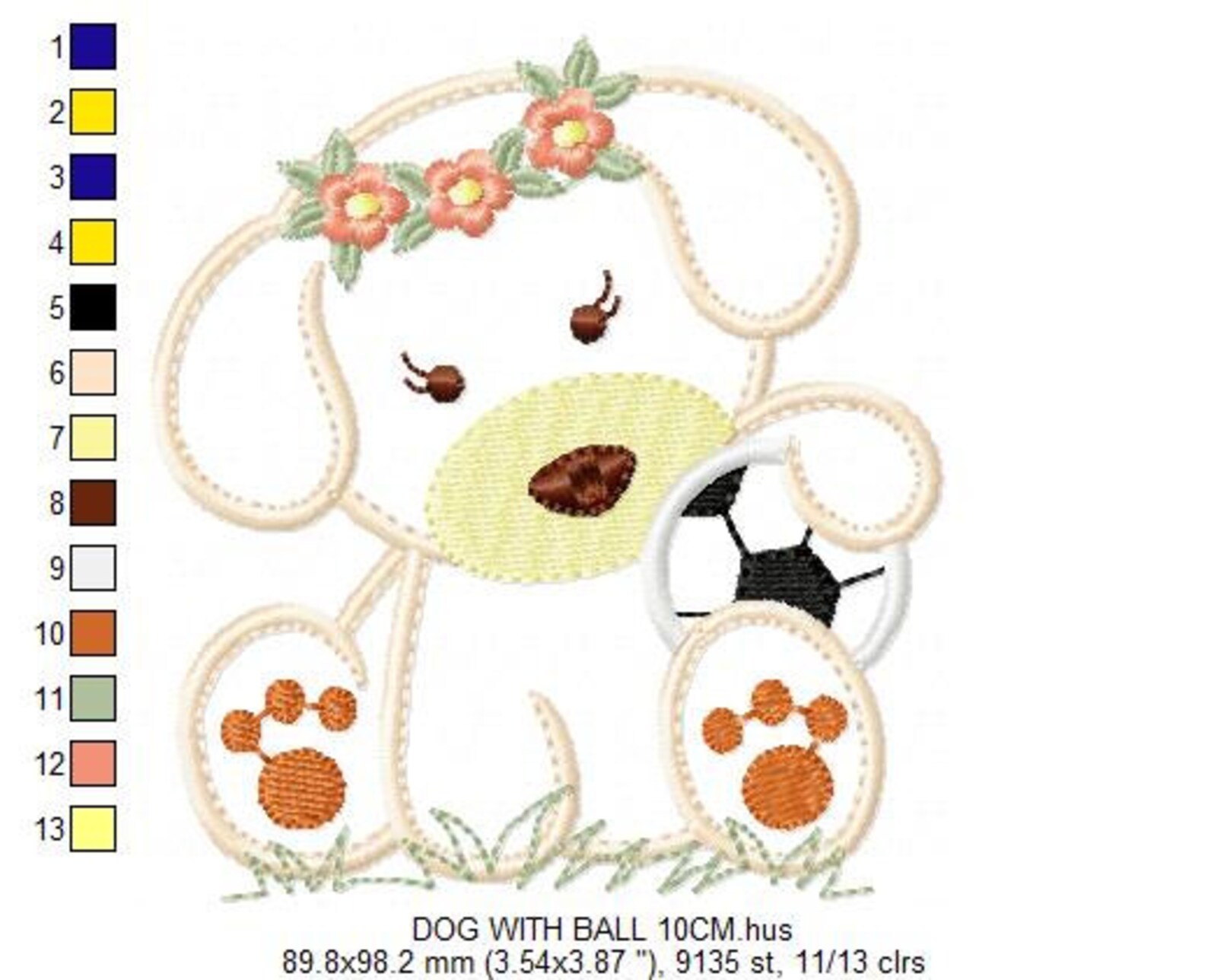 Dogs Embroidery Designs Dog Embroidery Design Machine | Etsy