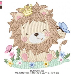 Lion Embroidery Designs - Safari Embroidery Design Machine Embroidery ...