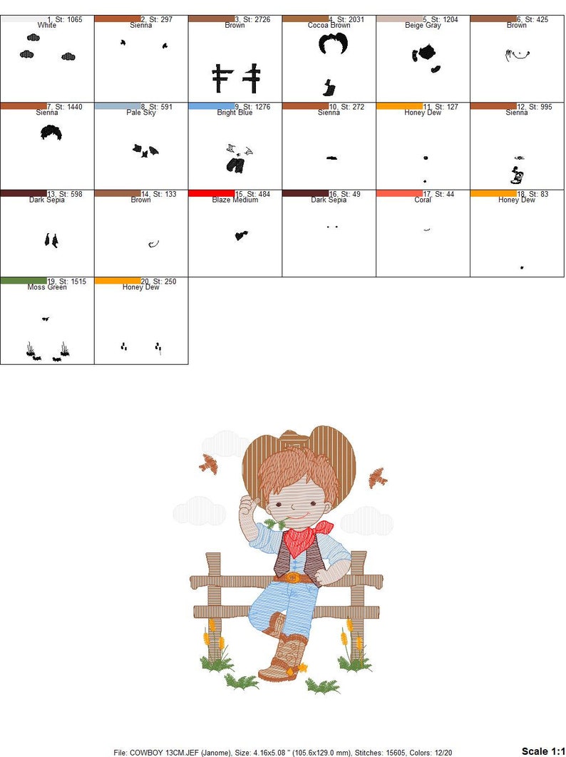 Cowboy Embroidery Design - Baby Boy Embroidery Designs Machine ...