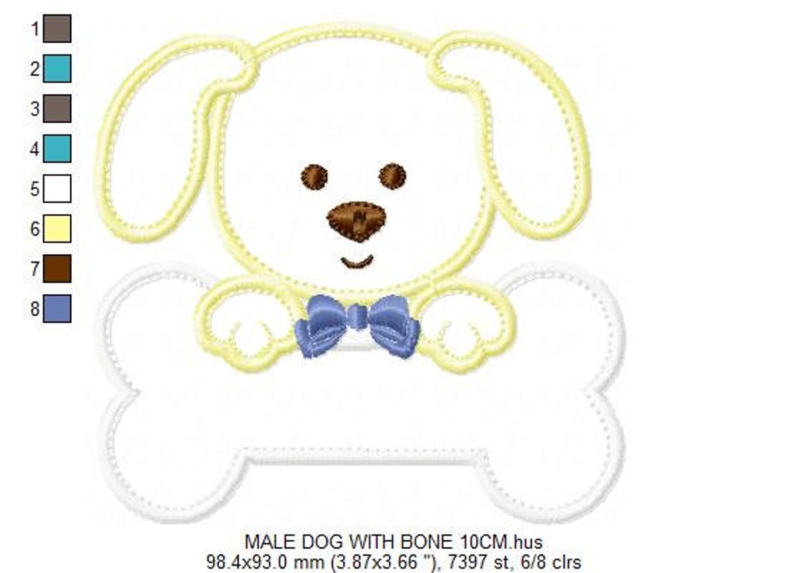 Dogs embroidery designs Dog embroidery design machine | Etsy