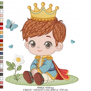 Prince Embroidery Designs - King Embroidery Design Machine Embroidery ...