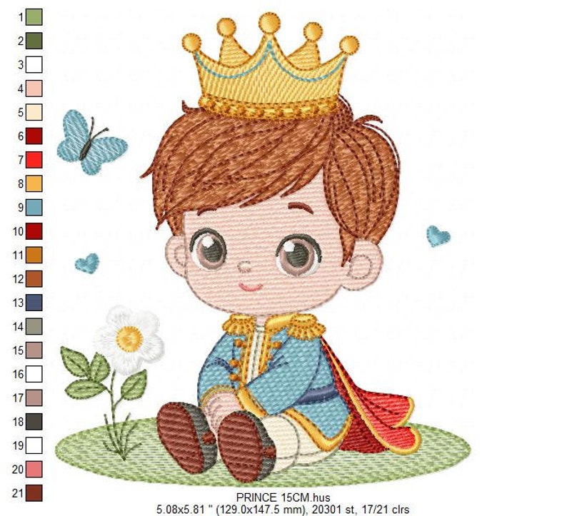 Prince Embroidery Designs - King Embroidery Design Machine Embroidery ...