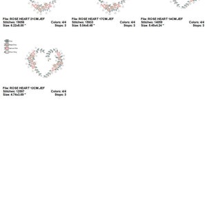 Heart With Roses Embroidery Designs - Flower Embroidery Design Machine ...