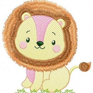 Lion Embroidery Designs Safari Embroidery Design Machine Embroidery ...