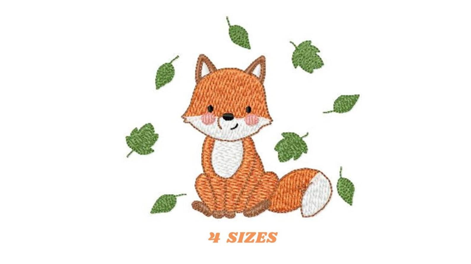 Fox Embroidery Designs Red Fox Embroidery Design Machine - Etsy