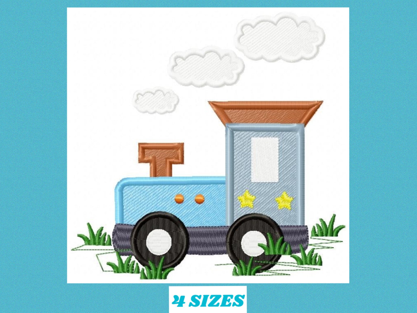 Train Embroidery Designs Vehicle Embroidery Design Machine - Etsy